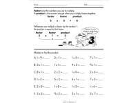 Multiplication and Division Printable Workbook for Grade 3 by Teach Simple
