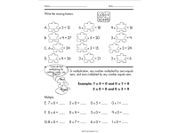 Multiplication and Division Printable Workbook for Grade 3 by Teach Simple