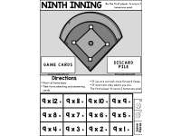 Multiplication Facts - Nine Printable Game by Teach Simple