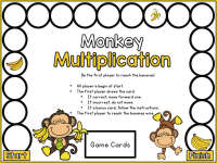 Multiplication Facts - Review 0-4 Printable Game by Teach Simple