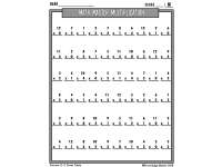 Multiplication Facts - Review 0-4 Printable Game by Teach Simple