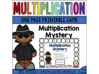 Multiplication Facts - Review 9-12 Printable Game by Teach Simple
