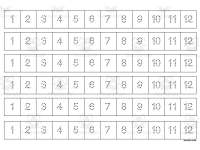 Multiplication Facts Writing | Strip Lines Set 1C by Teach Simple