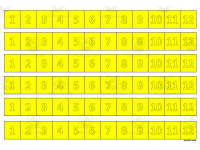 Multiplication Facts Writing | Strip Lines Set 1E by Teach Simple
