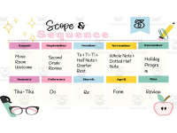Music Scope and Sequence Editable Template by Teach Simple