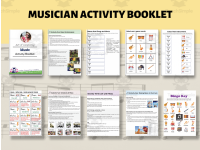 Musician Activity Booklet, Evolution of Music; printable for kids ...