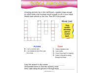 My First Crossword Puzzles: Volume 4 Activity Book by Teach Simple