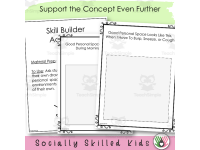 My Personal Space Rules, Social Skills Story and Activities by Teach Simple