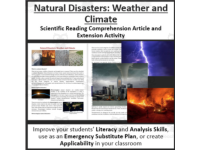 Natural Disasters: Weather and Climate Reading Article - Grade 8 and Up ...