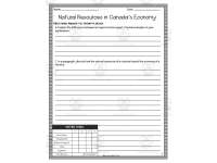 Natural Resources in Canada's Economy Reading Packet by Teach Simple