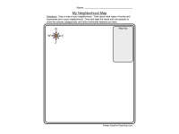 Neighborhood Map Worksheet by Teach Simple