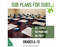 No Copy Emergency Sub Plans by Teach Simple