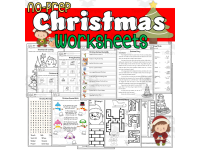 No-Prep Christmas Worksheets by Teach Simple