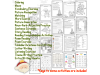 No-Prep Christmas Worksheets by Teach Simple