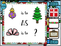 NO PRINT Christmas Receptive Expressive Language Activities Pack by ...
