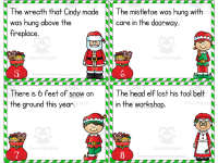 Nouns with Santa Task Cards by Teach Simple