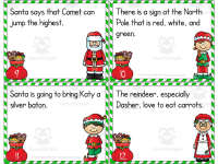 Nouns with Santa Task Cards by Teach Simple