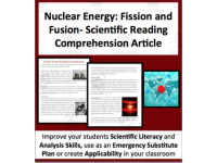Nuclear Energy Reading Comprehension Article by Teach Simple
