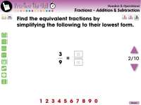 Number & Operations: Fractions - Addition & Subtraction - Practice the ...