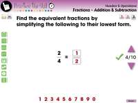 Number & Operations: Fractions - Addition & Subtraction - Practice the ...