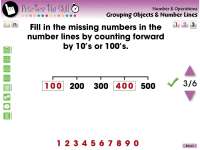 Number & Operations: Grouping Objects & Number Lines - Practice the Skill 3 - FLASH-MAC by Teach ...