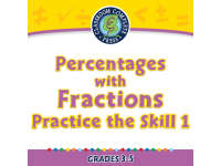 Number & Operations: Percentages with Fractions - Practice the Skill 1 ...
