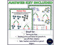 Number Bonds for 6 Worksheets by Teach Simple