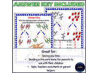 Number Bonds for 7 Worksheets by Teach Simple