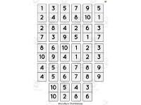 Number Dominoes Activity Printable by Teach Simple