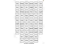 Number Dominoes Activity Printable by Teach Simple