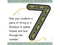 Number Lacing Boards | Preschool Number Resources by Teach Simple