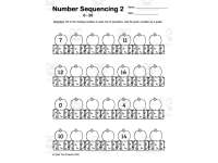 Number Sequencing Worksheets - Pumpkin Theme by Teach Simple