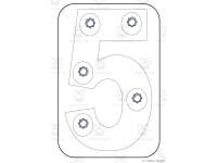 Number Symbol Representation Cards Set B5 by Teach Simple