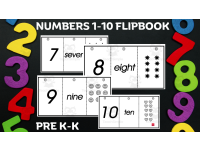 Numbers 1-10 Flipbook by Teach Simple