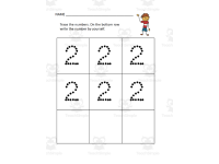 Numbers 1-5 Practice Worksheet Pack by Teach Simple