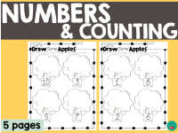 Numbers and Counting-Draw Some Apples by Teach Simple
