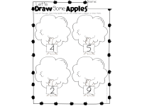Numbers and Counting-Draw Some Apples by Teach Simple