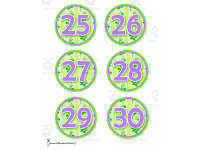 Numbers & Tags Bulletin Board - Set 2 by Teach Simple
