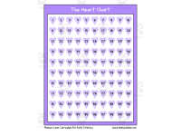 Numbers Heart Chart by Teach Simple