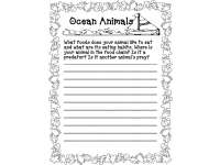 Ocean Animals | Ocean Animal Research Report by Teach Simple