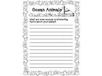 Ocean Animals | Ocean Animal Research Report by Teach Simple