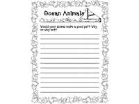 Ocean Animals | Ocean Animal Research Report by Teach Simple