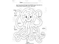"Octopus" Worksheet Packet by Teach Simple