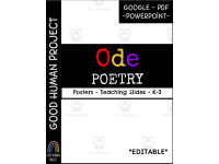Ode Poetry Writing | Posters & Graphic Organizers by Teach Simple