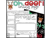 Oh Deer Christmas Holiday Bulletin Board Kit, Door Decoration Set, or ...