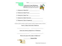 Oklahoma Worksheet by Teach Simple