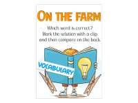 On the Farm Clip Cards - Spelling & Vocabulary by Teach Simple