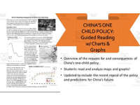 One-Child Policy Reading, Charts, & Questions Worksheet by Teach Simple