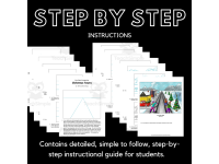 One-Point Perspective Christmas Towns by Teach Simple