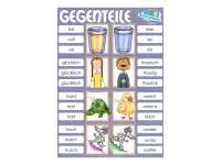 Opposites Clip Cards for Practicing Spelling & Vocabulary (German) by ...
